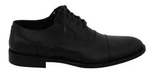 Dolce & Gabbana Leather Derby Shoes - Black