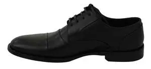 Dolce & Gabbana Leather Derby Shoes - Black