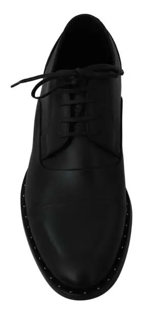 Dolce & Gabbana Leather Derby Shoes - Black