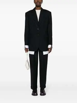 Miu Miu High-waisted Pinstripe Trousers