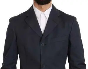 ROMEO GIGLI Two Piece 3 Button Cotton Solid Suit