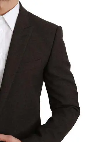 Dolce & Gabbana Slim Fit Blazer - Brown
