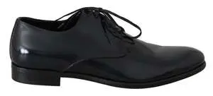 Dolce & Gabbana Leather Derby Shoes - Blue