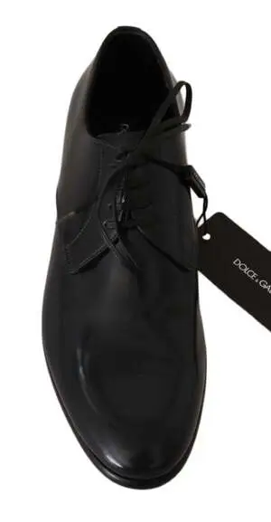 Dolce & Gabbana Leather Derby Shoes - Blue