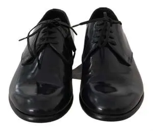 Dolce & Gabbana Leather Derby Shoes - Blue
