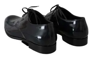 Dolce & Gabbana Leather Derby Shoes - Blue
