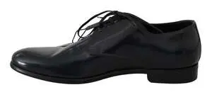 Dolce & Gabbana Leather Derby Shoes - Blue