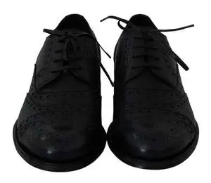 Dolce & Gabbana Leather Wingtip Oxford Dress Shoes