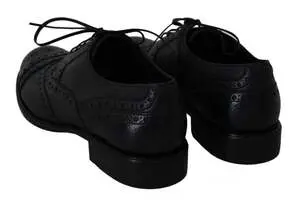 Dolce & Gabbana Leather Wingtip Oxford Dress Shoes