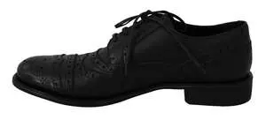 Dolce & Gabbana Leather Wingtip Oxford Dress Shoes