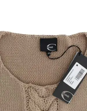 Roberto Cavalli Knitted Wool Sweater