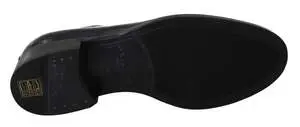 Dolce & Gabbana Leather Derby Formal Shoes - Blue