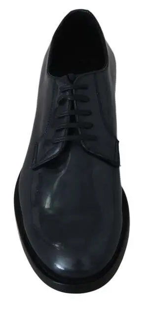 Dolce & Gabbana Leather Derby Formal Shoes - Blue