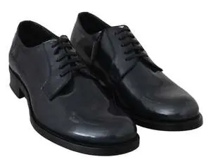 Dolce & Gabbana Leather Derby Formal Shoes - Blue