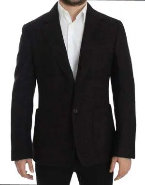 Dolce & Gabbana Alpaga Two Button Blazer - Bordeaux