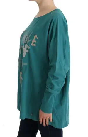 John Galliano Cotton Crewneck Oversized Sweater