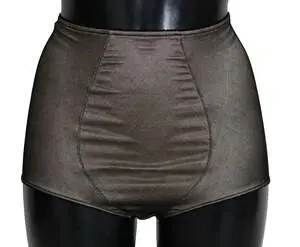 Dolce & Gabbana Bottoms Underwear With Black Net - Beige
