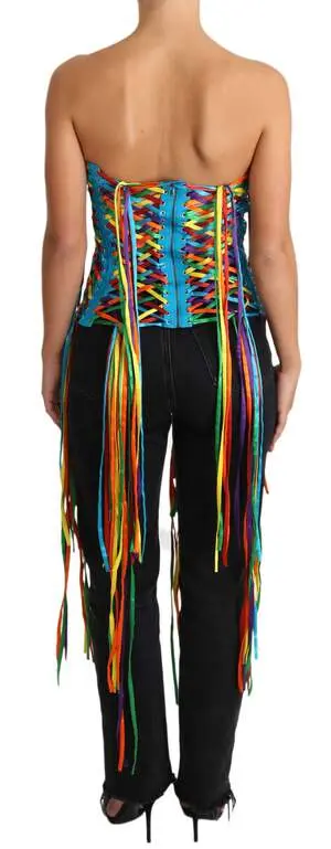 Dolce & Gabbana Strings Bustier Corset Top