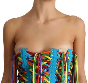 Dolce & Gabbana Strings Bustier Corset Top