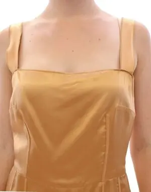 Dolce & Gabbana Silk Knee Length Sheath Dress