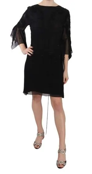 John Richmond Sequined Mini Shift Gown