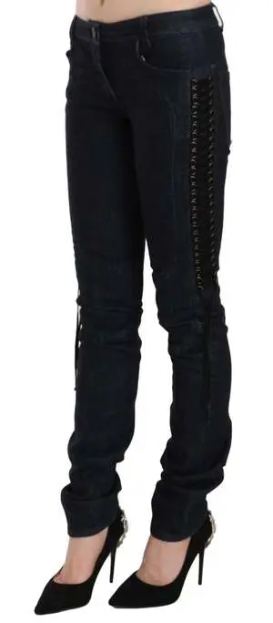 Just Cavalli Braided String Skinny Trousers