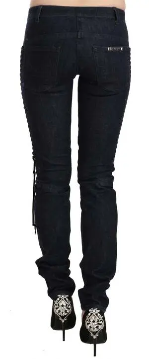 Just Cavalli Braided String Skinny Trousers