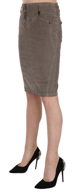 Just Cavalli Corduroy Pencil Skirt