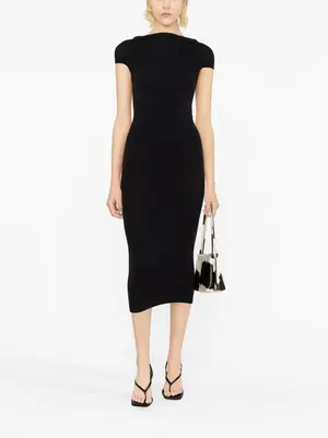 Wolford Fatal Cut-out Midi Dress - Nude
