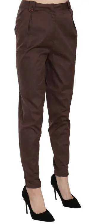 Just Cavalli High Waist Tapered Formal Trousers