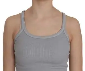 PINK MEMORIES Ribbed Spaghetti Strap Top
