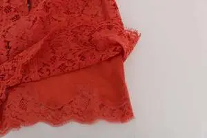Dolce & Gabbana Macramé Lace Pencil Skirt