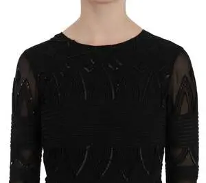 John Richmond Silk Sequined Mini Dress