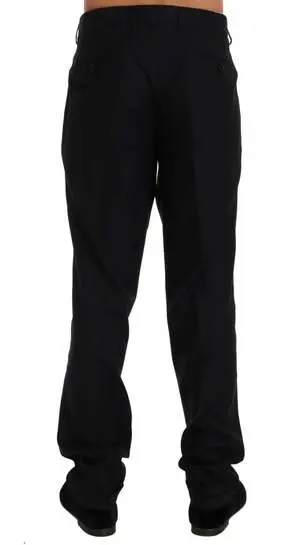 Dolce & Gabbana Striped Wool Stretch Trousers