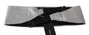 Dolce & Gabbana Patterned Silk Cummerbund - Gray