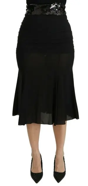 Dolce & Gabbana Mermaid High Waist Midi Skirt