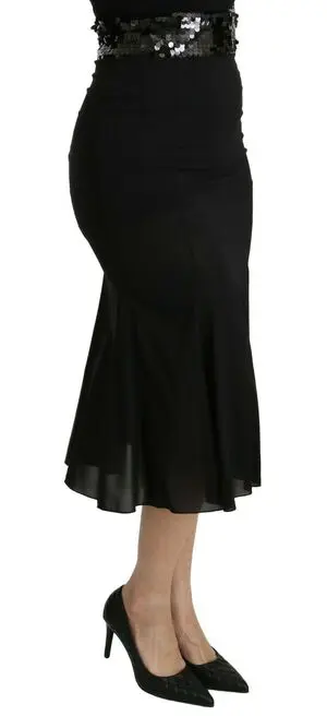 Dolce & Gabbana Mermaid High Waist Midi Skirt