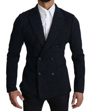 Dolce & Gabbana Dotted Double Breasted Blazer