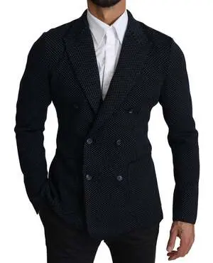Dolce & Gabbana Dotted Double Breasted Blazer
