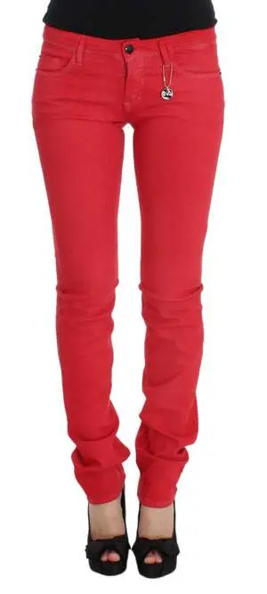 Costume National Cotton Blend Super Slim Fit Jeans