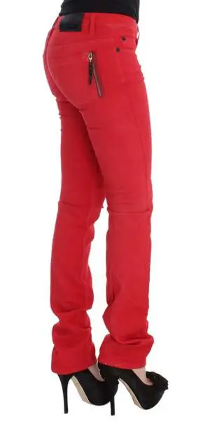 Costume National Cotton Blend Super Slim Fit Jeans