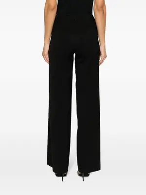 PAROSH Pleated Virgin Wool Blend Trousers