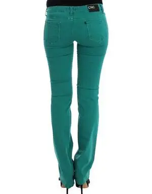 Costume National Straight Leg Jeans - Green