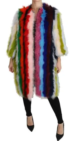 Dolce & Gabbana Turkey Feather Cape