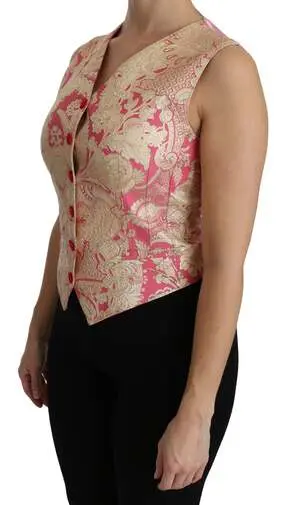 Dolce & Gabbana Brocade Sleeveless Vest Top