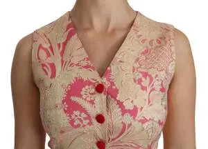 Dolce & Gabbana Brocade Sleeveless Vest Top