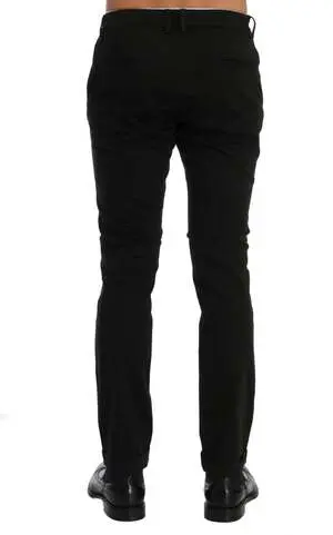 Costume National Slim Fit Cotton Stretch Trousers