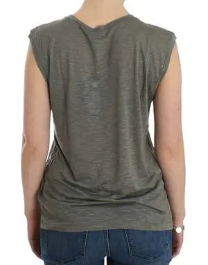 Costume National Sleeveless Printed T-shirt
