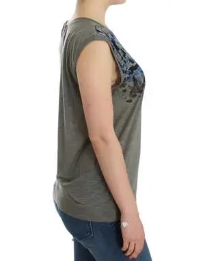 Costume National Sleeveless Printed T-shirt