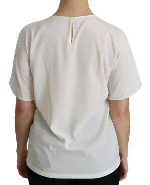 Dolce & Gabbana Dgfamily Patch Short Sleeve Blouse Top